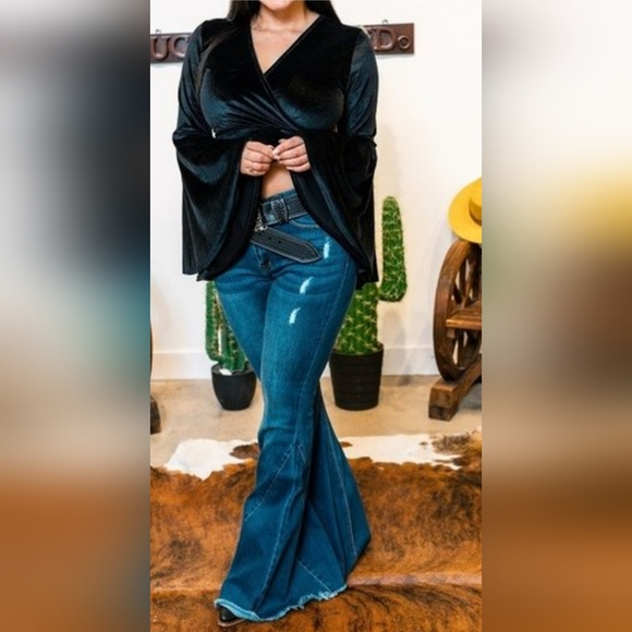 Lucky & Blessed | Jeans | Lb Flair Bell Bottom Jeans | Poshmark